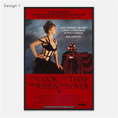 The Cook The Thief His Wife And Her Lover 1989 Movie Poster Print