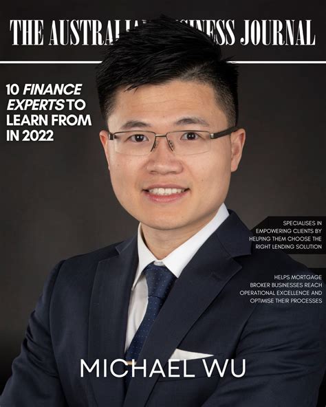 Michael Wu On Linkedin So Good To Be Nominated On The Australian Business Journal As One Of 10