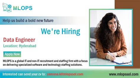 mlops solutions private limited on linkedin we are hiring data engineer position data