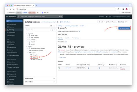 Serve A Model From Databricks Marketplace — Databricks Devrel Example