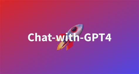 Chat With Gpt4 A Hugging Face Space By Jshsyh2nm2