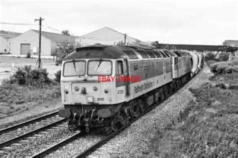 Photo Class 47 Loco 47200 And 47xxx Polybulk At Colthrop 1996 £1 85
