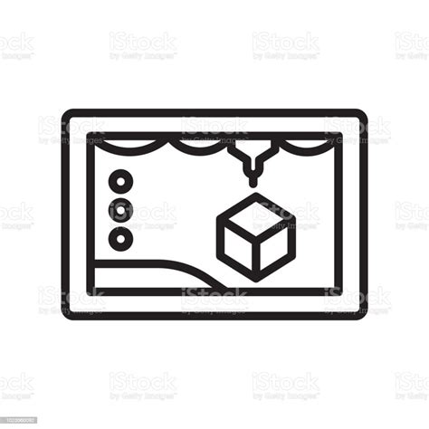 3d 프린터 아이콘 벡터 기호와 기호 흰색 배경 3d 프린터 로고 개념에 고립 개념에 대한 스톡 벡터 아트 및 기타 이미지 개념 공학 기계 부분 Istock