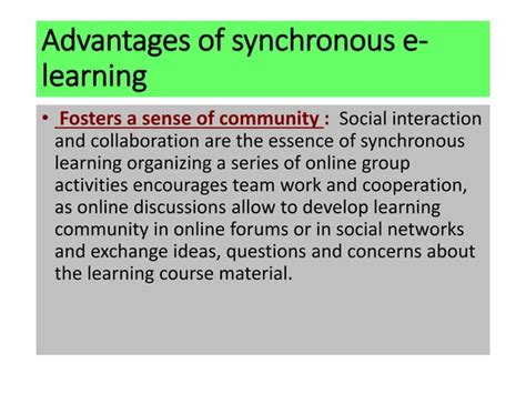 Synchronous Learning 1 Ppt Synchronous Learning 1 Ppt