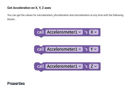 looking for accelerometer functions issues bugs community