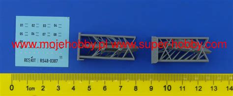 Ter 9 A Mod Triple Ejector Rack For F 16 2 Pcs 3d Printing Res Kit