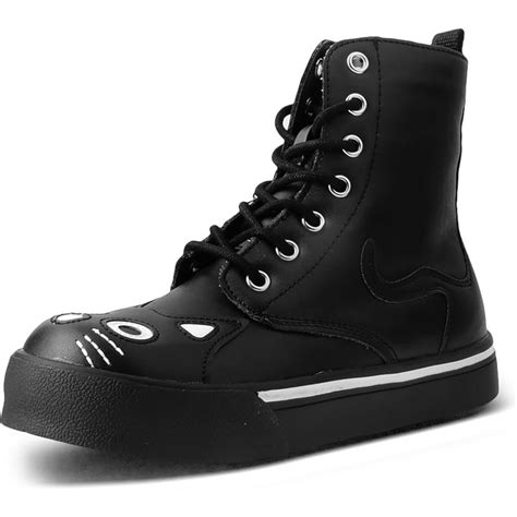 Tuk Shoes Kitty Creeper Sneaker Bootsblack Tuk Shoes