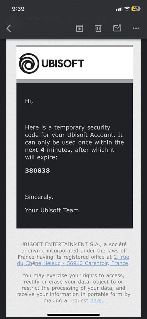 Is This A Fake Email From Ubisoft R Scams