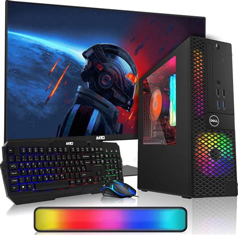 Amazon Com Dell Optiplex Desktop Pc Intel Core I Gb Argb Ram Tb Ssd Inch Monitor