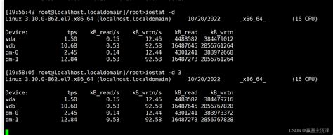 linux系统监控：iostat命令详解 csdn博客