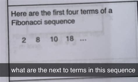 solved here are the first four terms of a fibonacci sequence 2 ₹8 10