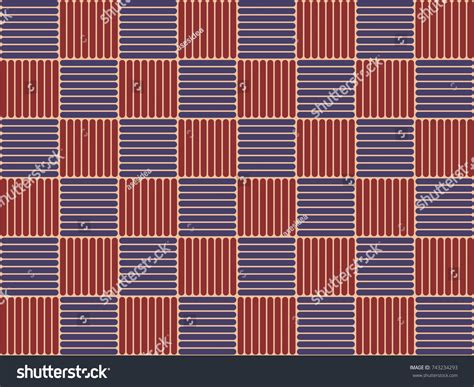 Crosshatch Vector Seamless Geometric Pattern Crossed Stock Vector Royalty Free 743234293