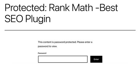 How To Easily Hide A Page In WordPress Rank Math