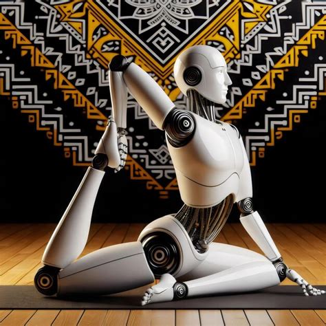 ai robot illustration for innovation technology and wellness design premium ai generated image