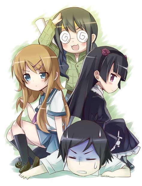 Gokou Ruri Kousaka Kirino Kousaka Kyousuke And Makishima Saori Ore