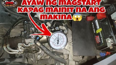 honda adv150 ne sir ayaw magstart kapag mainit na ang makina - YouTube