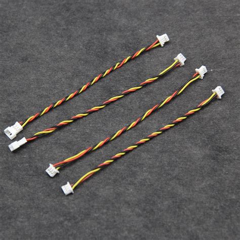 Diy 1 25mm 3pin Male Female Connector Plug Adapter Cable For Fpv Camera Flight Controller
