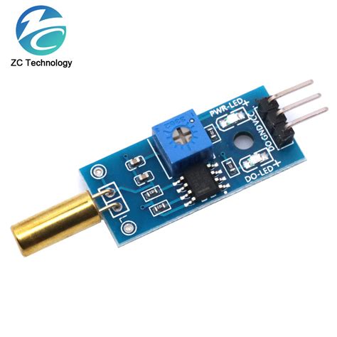 Smart Robot Tilt Vibration Sensor Module Vibration Switch Alarm Module For Arduino Diy Kit