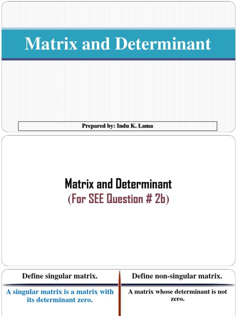 matrix and determinant revision worksheet pdf matrix mathematics