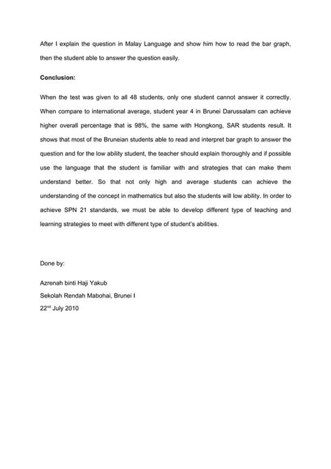 Maths Report Doc Educational Assessment Education