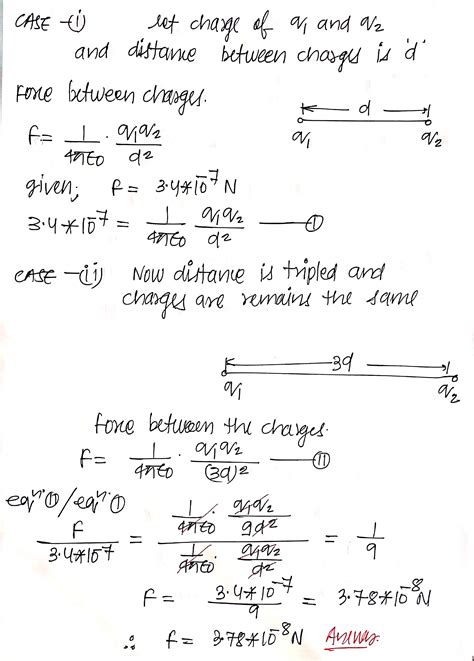 [solved] 12th Grade Physics The Electrostatic Force Between Two Point