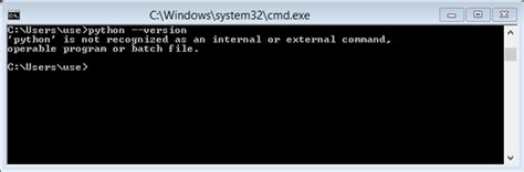 Windows How Do I Fix The Python Version Error On Command Prompt Stack Overflow