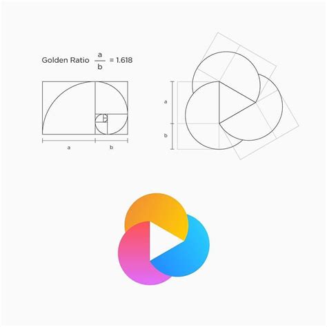 Logo Design Construction Based On The Golden Ratio Proportions Created By Paulius K Logopaul