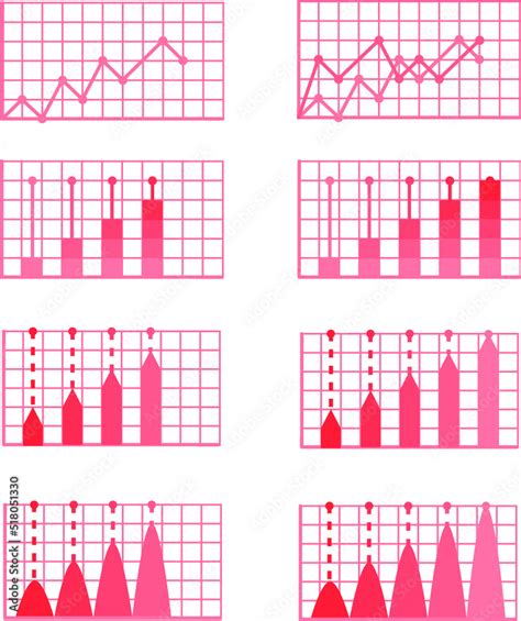 Infographic Chart Set Stock Vector Adobe Stock