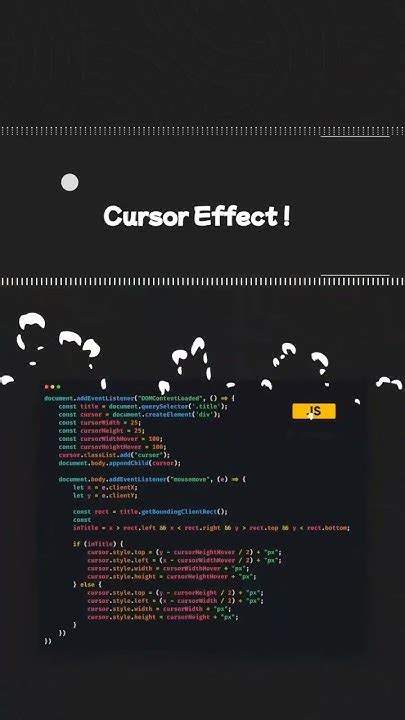 Cursor Effect Youtube