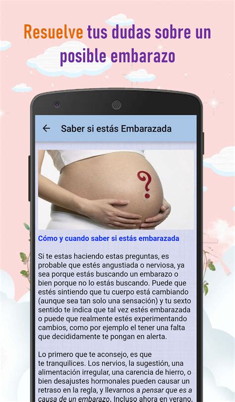Como Saber Si Estás Embarazada Para Android Download