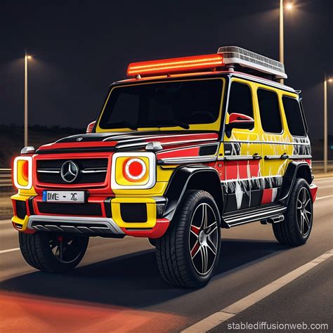 Mercedes Benz G Class Wagon Prompts Stable Diffusion Online