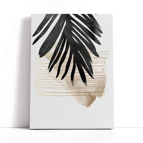 Картина Парящий папоротник на натуральном холсте для домашнего интерьера украшения и декора