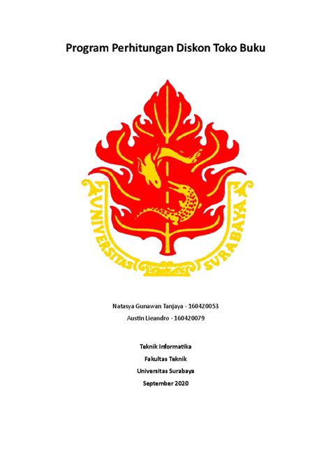 Laporan Membuat Program Perhitungan Diskon Toko Buku Program Perhitungan Diskon Toko Buku