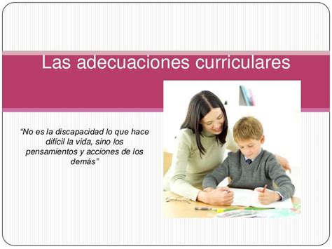 Tipos De Adecuaciones Curriculares Enfoya