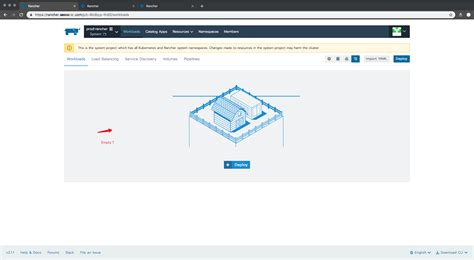 Import Existing Cluster To Another Rancher Can T See Any System Workloads Load Balancing Etc