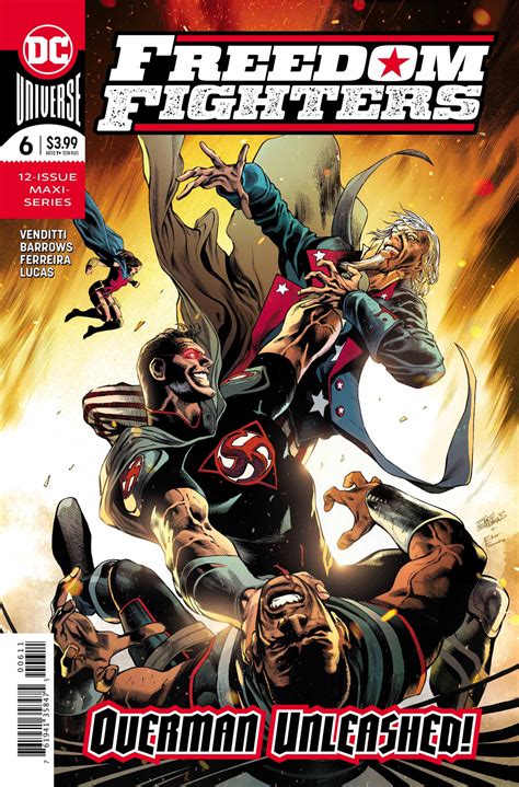 Page Preview And Cover Of Freedom Fighters 6 Comic