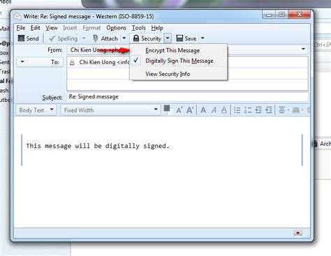 Configuring Thunderbird