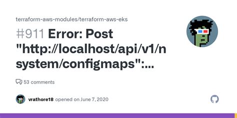 Error Post Localhostapiv1namespaceskube Systemconfigmaps
