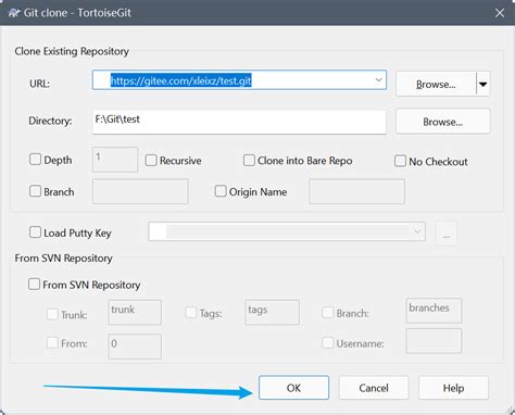 使用tortoisegit图形化工具免git命令远程控制仓库 Gitee篇tortoisegit Gitee Csdn博客