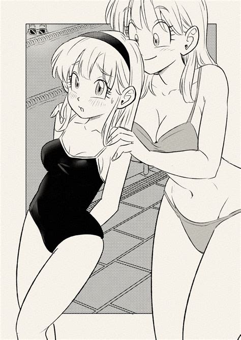 Bulma Muten Roushi And Bra Dragon Ball And 1 More Drawn By Pink