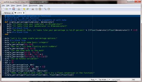 Testhead Exercise 19 Functions And Variables Learn Ruby The Hard Way
