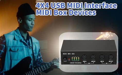 Summina Midi Interface Usb Midi Interface Midi Box 4x4 Devices For Music 4 In 4 Out