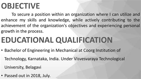 Professional Summary Self Introduction Resume Pdf