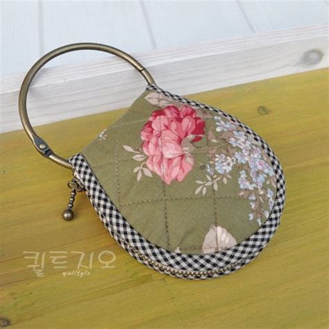 키링 키홀더 그린 퀼트패키지 직접만드는상품 패브릭소품 쿠팡