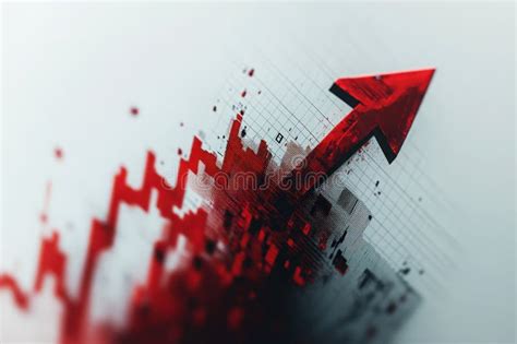 A Red Downward Arrow Symbolizes A Significant Decline In Market Trends
