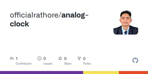 Github Officialrathoreanalog Clock