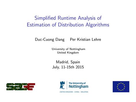 Simplified Runtime Analysis Of Estimation Of Distribution Algorithms Pdf