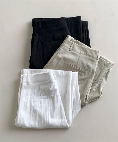 리얼코코 단독 여름신상 단기장 누적 만장 made 모티브 핀턱 슬랙스 Color 바지 출근룩 오피스룩 와이드 면접 바스락 하객룩