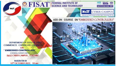 certificate course on“ embedded controllers” fisat federal institute of science and technology