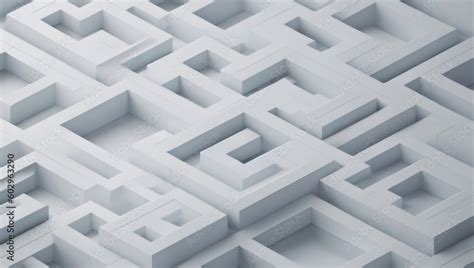 3d Offset White Cube Block Pattern As Background Wallpaper Beautiful